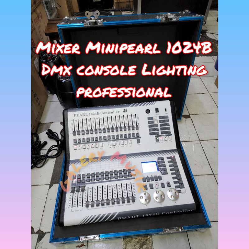 Jual Mixer Mini pearl 1024B Mixer Console professional + Hardcase + USB ...