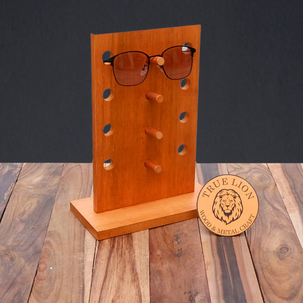 Jual STAND KACAMATA KAYU/ TEMPAT KACAMATA KAYU/RAK KACAMATA WOODEN SUN ...