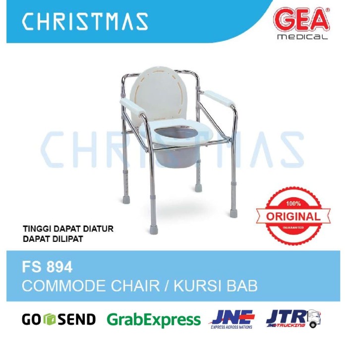 Jual Commode Chair / Kursi Buang Air Besar BAB GEA FS 894 | Shopee ...