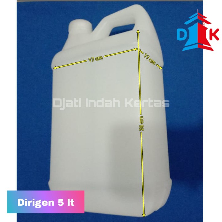 Jual TERMURAH !!! Dirigen 5 liter / Dirijen 5000ml / botol 5 liter ...