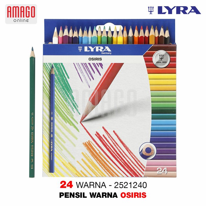 Jual Pensil Warna LYRA Osiris - 24 Warna - 2521240 | Shopee Indonesia