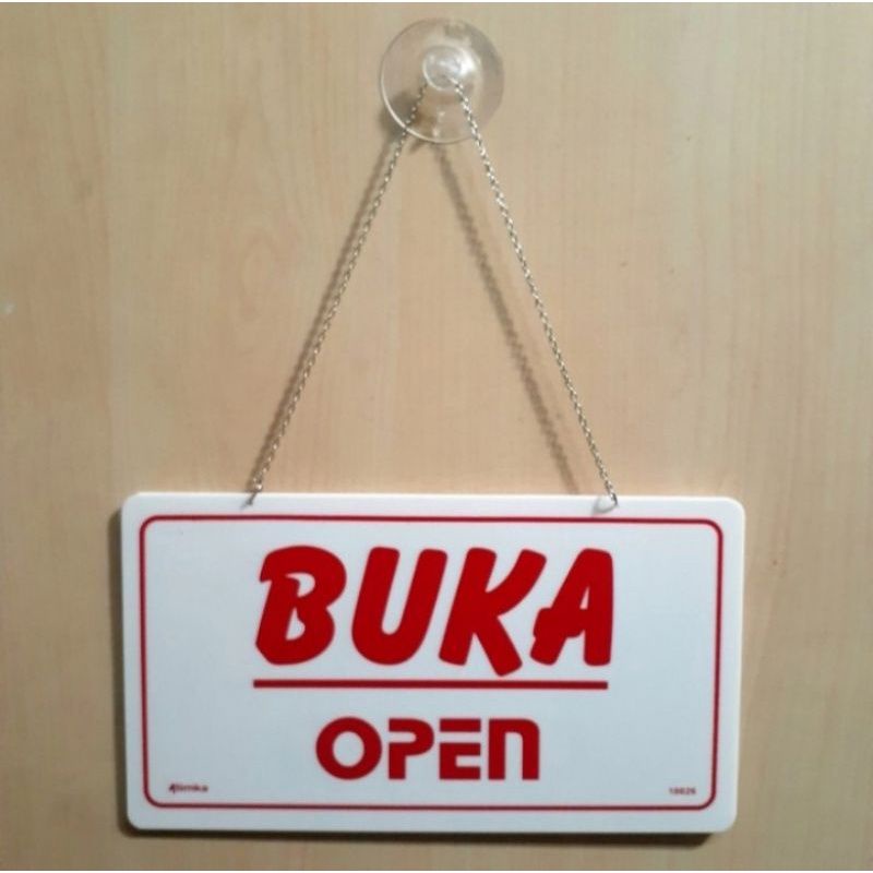 Jual Papan Tanda Buka Tutup Akrilik | Shopee Indonesia