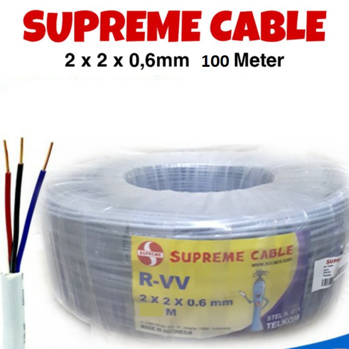 Jual Kabel Telepon ITC Supreme isi 4 2x2x0.6 - 100 Meter | Shopee Indonesia