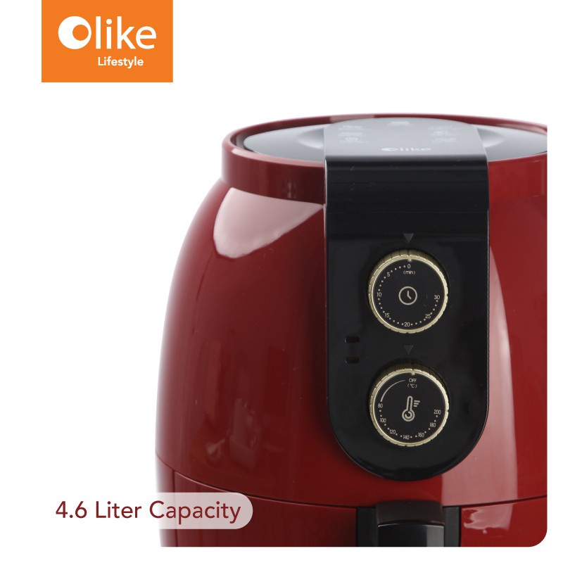 Jual OLIKE AIR FRYER KAPASITAS BESAR ANTI LENGKET GARANSI RESMI | Shopee Indonesia