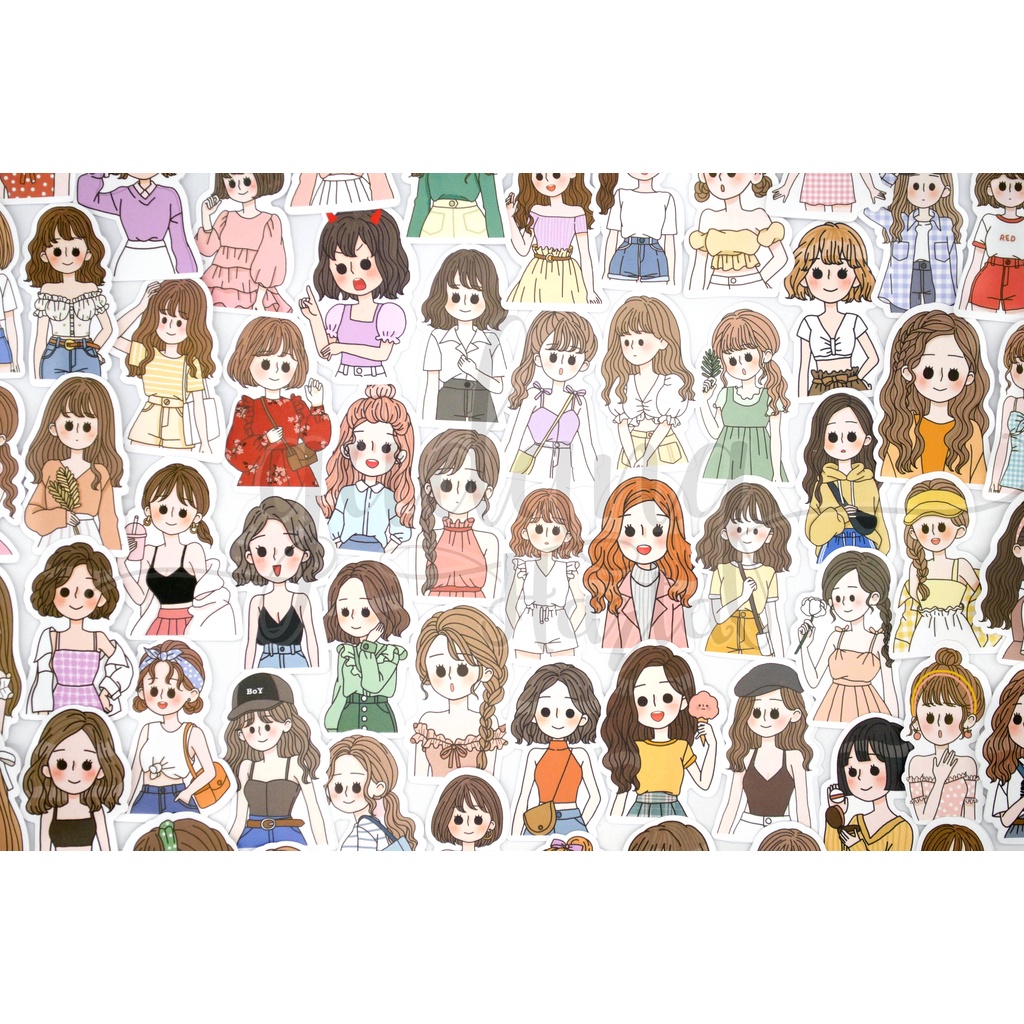 Jual Stiker All Girls Are Beautifull Sticker Motif Cewek Imut DIY ...