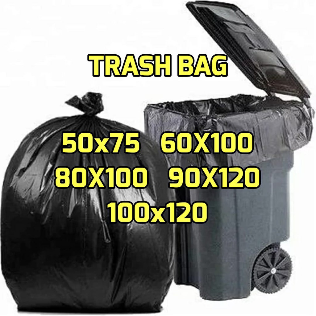Jual Trash Bag Besar 40x50 50x75 60x100 80x100 90x120 100x120 Cm ...