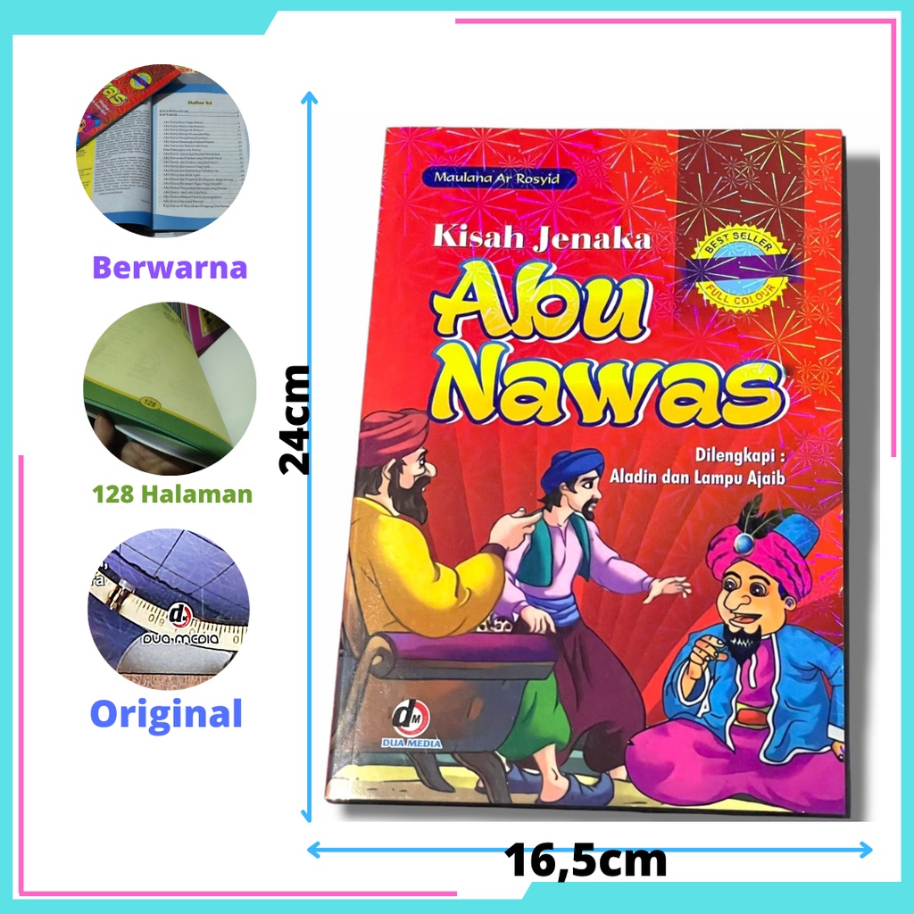 Jual BUKU KISAH JENAKA ABU NAWAS Original DM | Shopee Indonesia