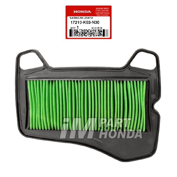 Jual 17210-K03-N30 Filter Saringan Udara Revo 110 Fi New Supra X 125 Fi ...