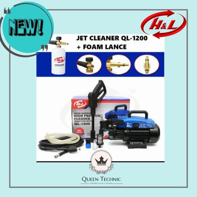 Jual Paket Jet Cleaner Hl H&L Ql-1200 + Foam Lance Hnl | Shopee Indonesia