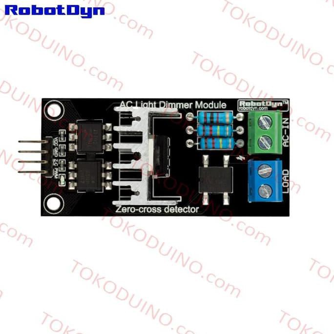 Jual Ac Light Dimmer 220V Pwm Module Max 5A Zero Crossing Detector ...