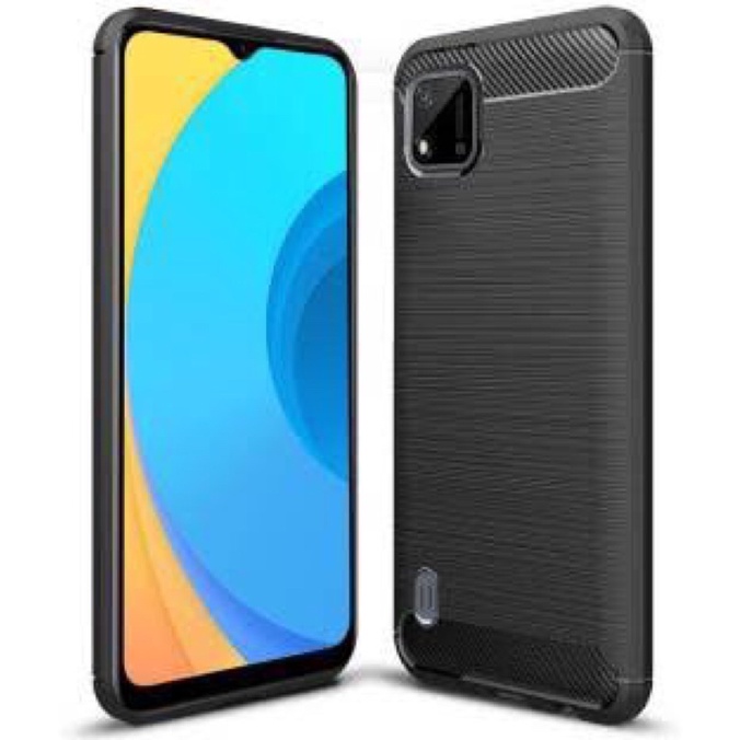 Jual REALME C20 C11 2021 CASE SLIM FIT CARBON SOFTCASE FIBER MULTI ...