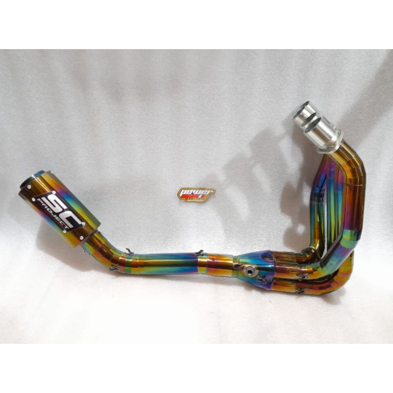 Jual Knalpot SC PROJECT ZX25R Pelangi/Rainbow Underbelly Full System ...