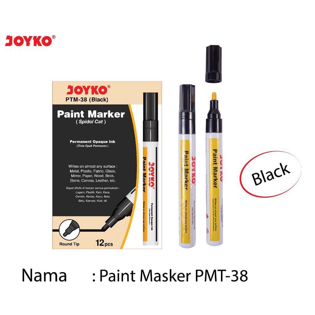 Jual SPIDOL PAINT MARKER JOYKO/SPIDOL KARET/SPIDOL BESI/SPIDOL BAN ...