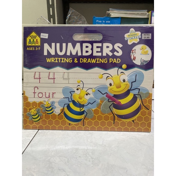 Jual school zone - numbers - writing & drawing pad buku anak-anak buku ...