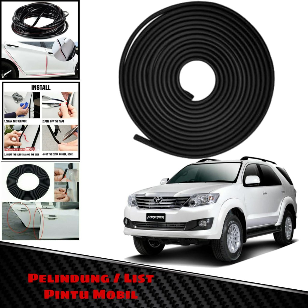Jual LIST KARET PINTU MOBIL FORTUNER | Shopee Indonesia