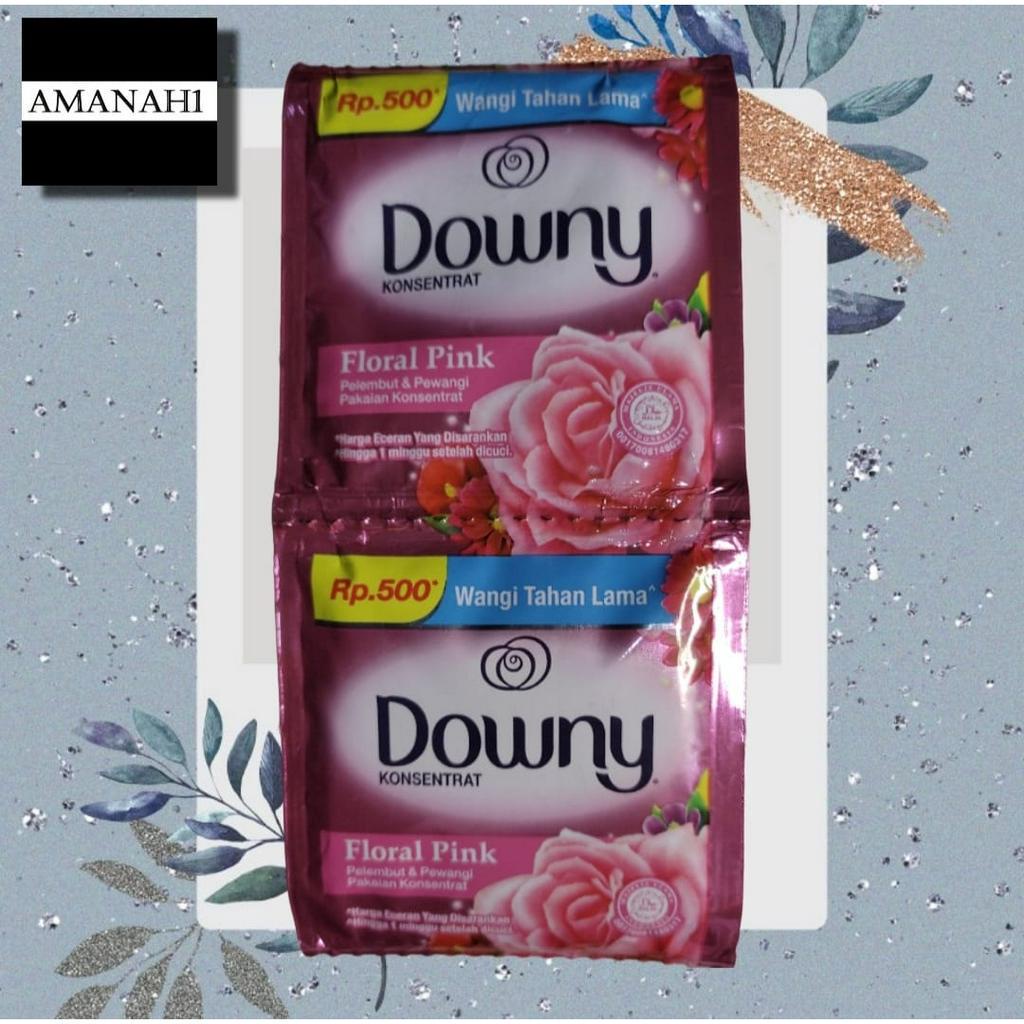 Jual Downy Pelembut & pewangi Pakaian Sachet Floral Pink 10ml ( 1 ...