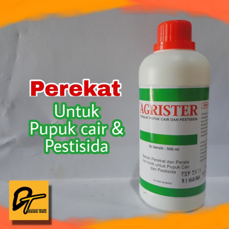 Jual Bahan Perata Pembasah dan Perekat Pestisida Agrister 500 ml ...