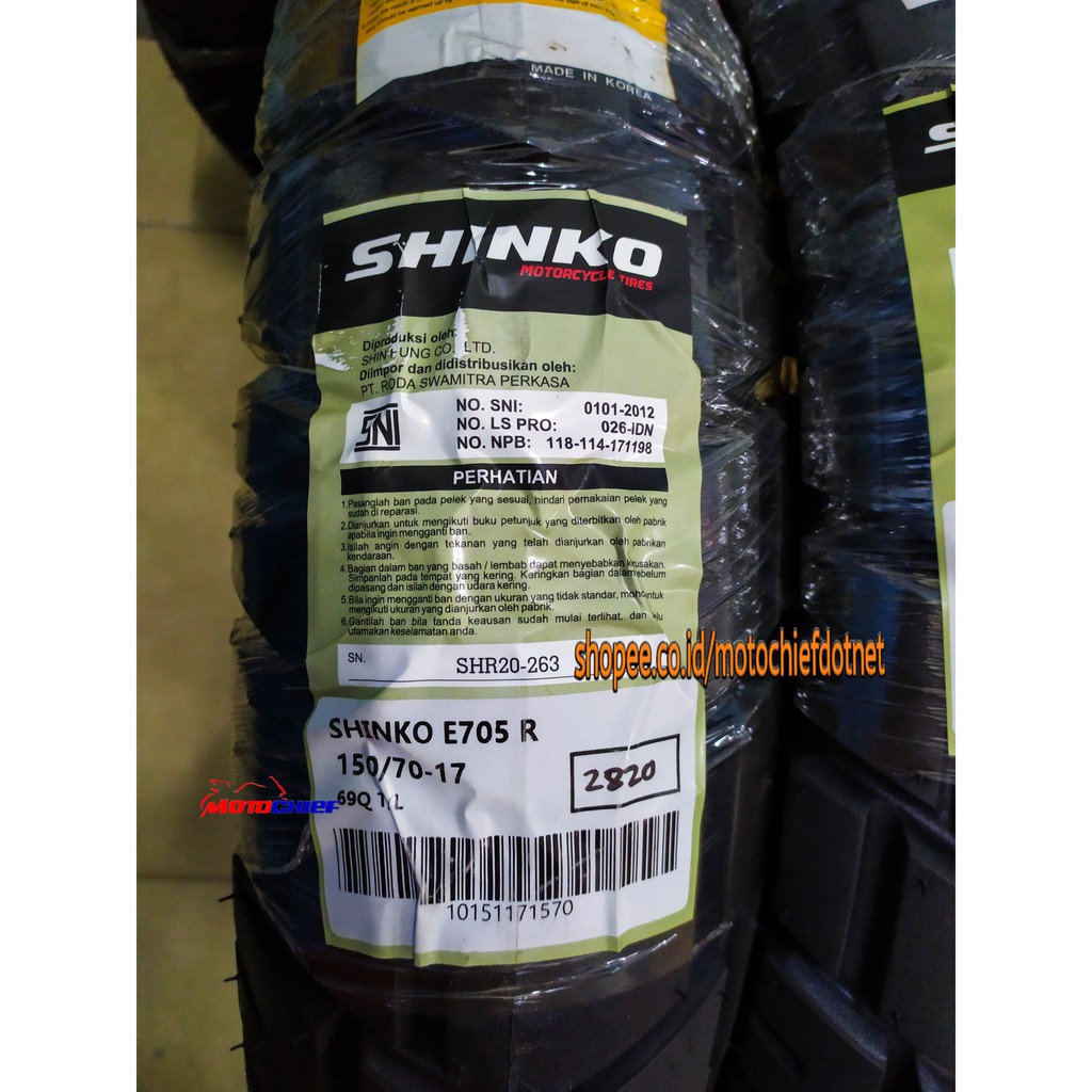 Jual Ban Shinko E705 150/70 - 17 Trail Master | Shopee Indonesia