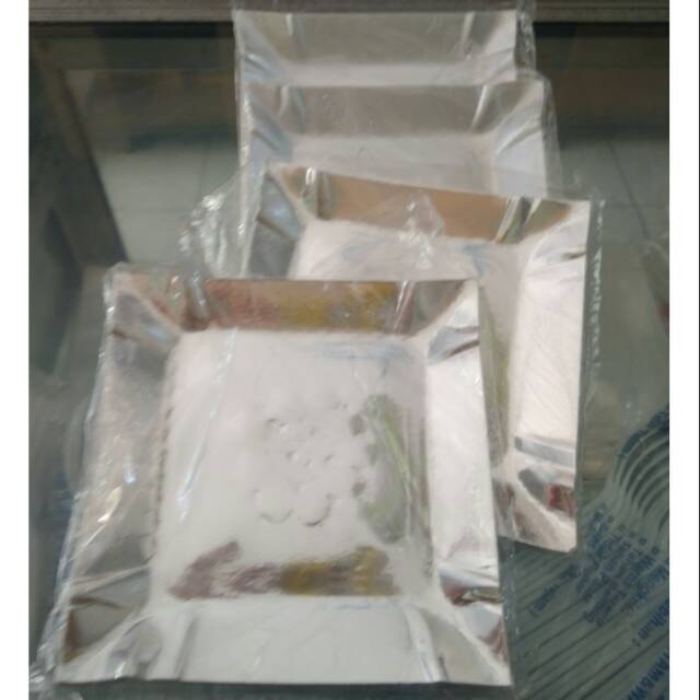 Jual Piring lepek kertas kotak / bulat 12 x 12 cm | Shopee Indonesia