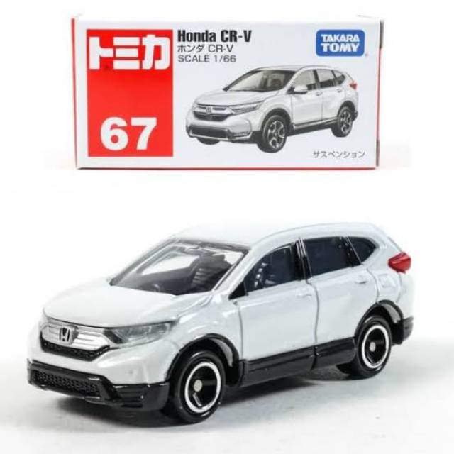 Jual TOMICA HONDA CRV PUTIH WHITE CR-V #67 TAKARA TOMY DIECAST MOBIL SUV KELUARGA BAHAGIA MPV ...