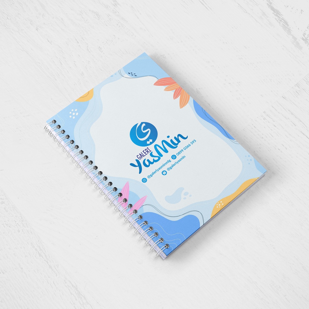 Jual BLOCKNOTE SPIRAL CUSTOM MURAH SOUVENIR SEMINAR/BRANDING/PERNIKAHAN ...