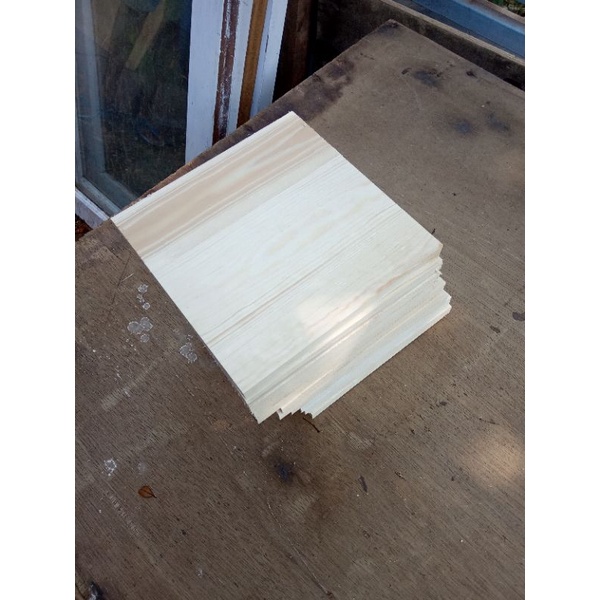 Jual Ambalan Dinding 30x30x1,5 Rak Papan Ambalan Kayu Pinus Jati ...