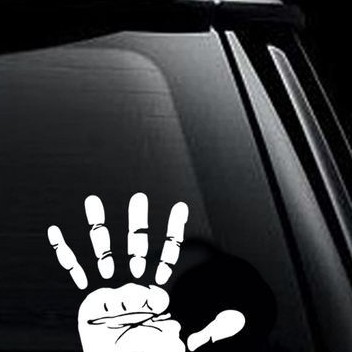 Jual stiker Mobil Hand Print Tapak Tangan keren vinyl decal Car Sticker ...