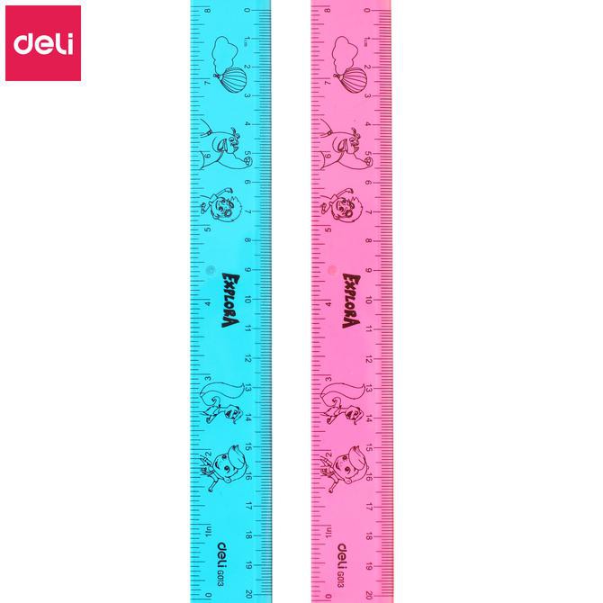 Jual Deli EG01302 Ruler 20 cm Explora / Penggaris 20 cm Explora BERMUTU ...