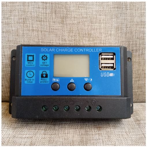 Jual SCC 10A 12V 24V Auto Sun Switch Solar charger Controller PWM USB ...
