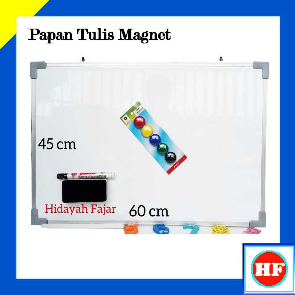 Jual Papan tulis - Papan tulis magnet - Whiteboard magnet 45 x 60 ...