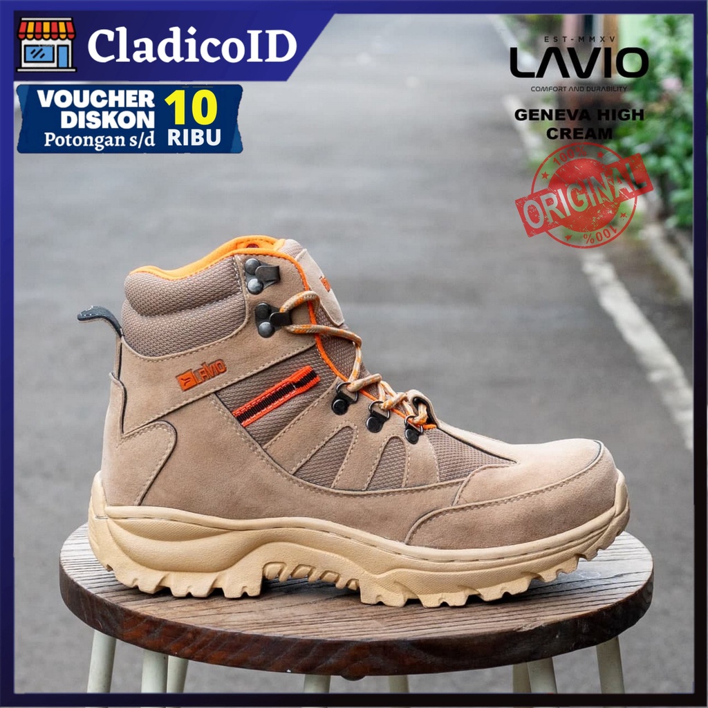 Jual Sepatu Boots Tinggi Original Lavio Geneva High Kerja Lapangan ...