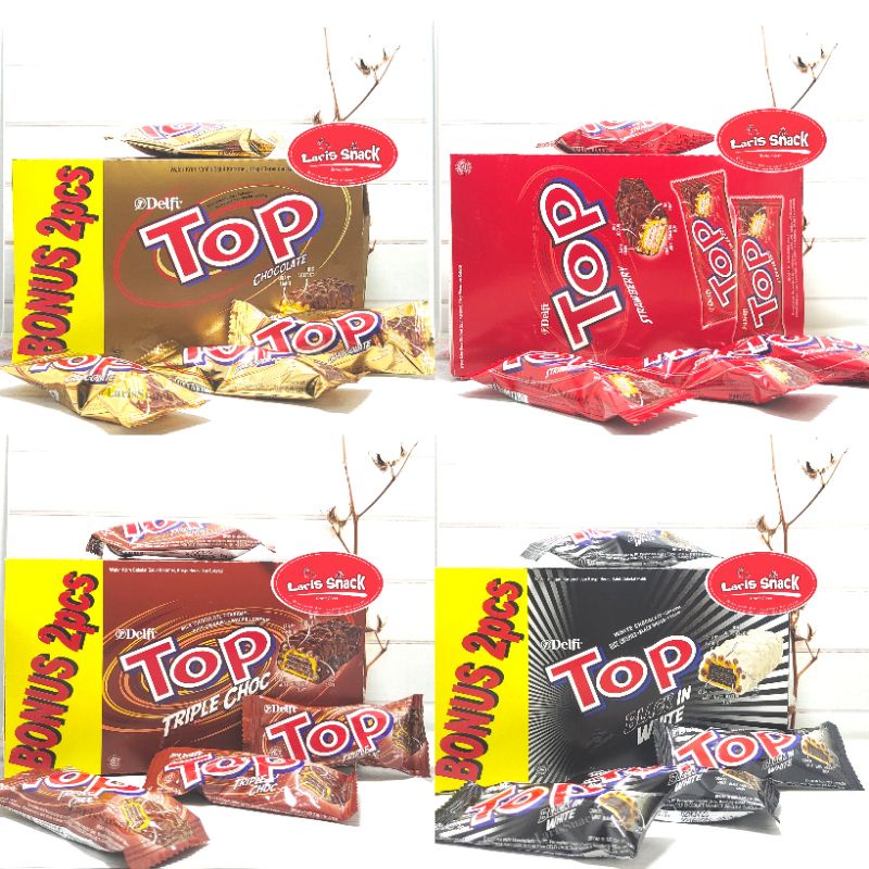 Jual Delfi Top Coklat All Variant 9gr (1 box isi 24 pcs) | Shopee Indonesia