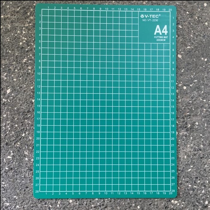 Jual Cutting Mat V-Tec A4 / Alas Potong Ukuran A4 Vtec | Shopee Indonesia