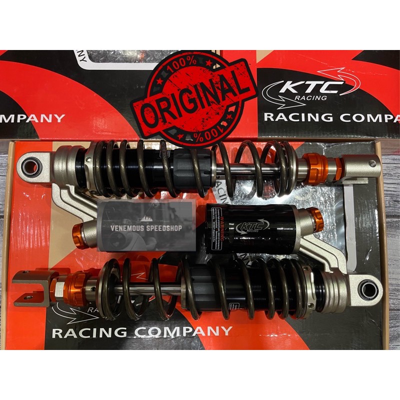 Jual Shockbreaker Shock KTC Racing Tipe Extreme Matic 335MM-Titanium ...