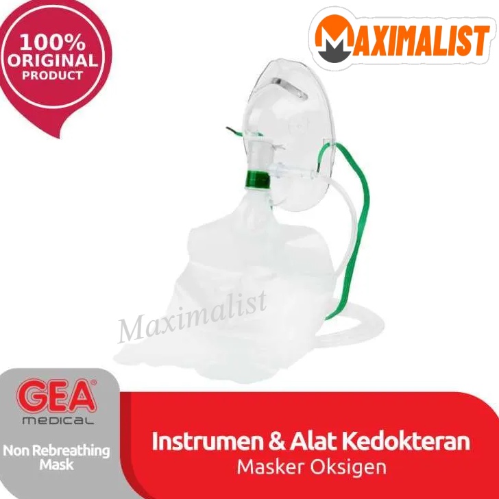 Jual Non Rebreting Mask - Masker Oksigen Non Rebreting - Selang Masker ...