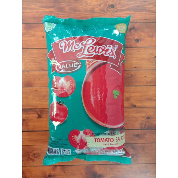 Jual Mc Lewis Tomato Sauce Value - 1Kg | Shopee Indonesia