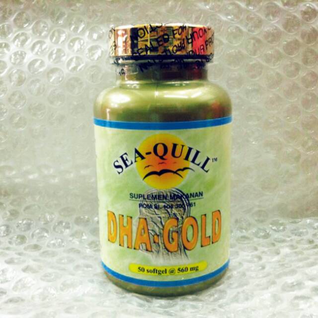 Jual DHA GOLD isi 50 SEA QUILL | Shopee Indonesia