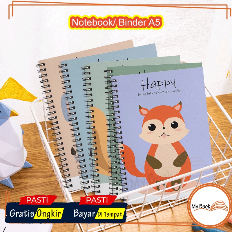 Jual Notebook Binder Buku Tulis Bookpaper Catatan Diary Journal Sekolah ...