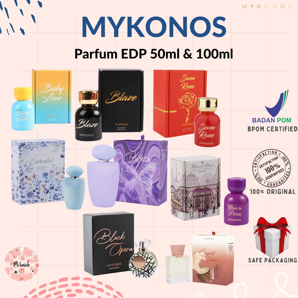 Jual MYKONOS EDP PARFUM 50ML & 100ML | Shopee Indonesia
