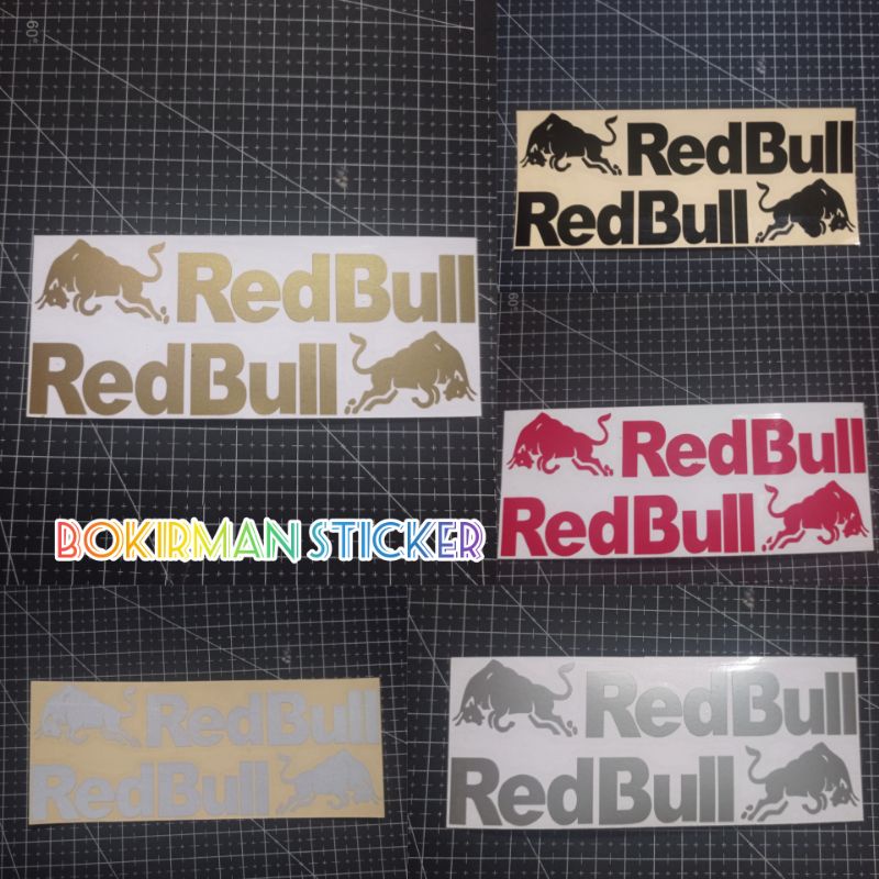 Jual STICKER RED BULL SEPASANG KIRI KANAN CUTTING | Shopee Indonesia