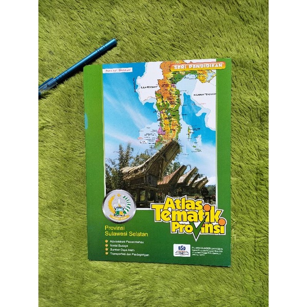 Jual ORIGINAL BUKU PETA ATLAS TEMATIK PROVINSI SULAWESI SELATAN ...