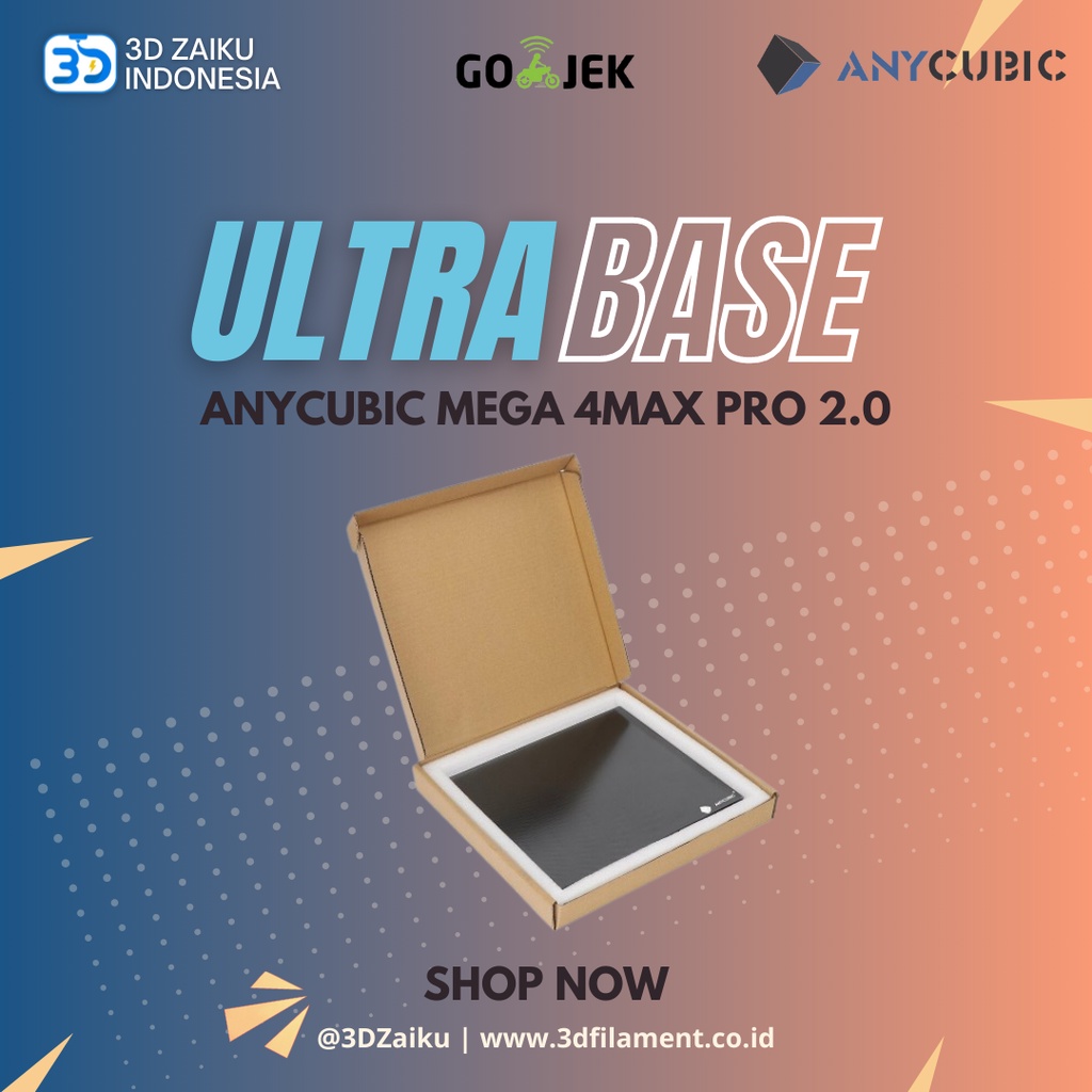 Jual Original Anycubic Mega 4MAX Pro 2.0 Ultrabase Glass Bed | Shopee ...
