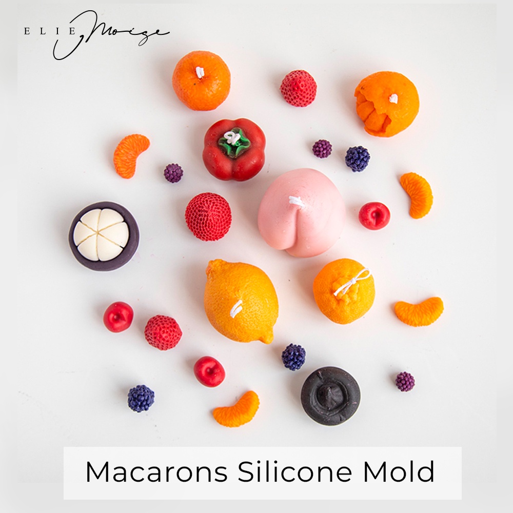 Jual Fruits Embed Silicone Molds - Cetakan Silikon Buah / Makanan untuk ...