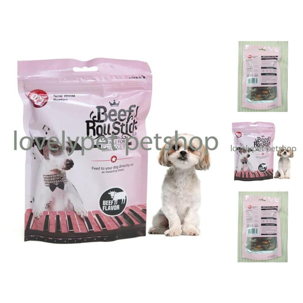 Jual snack anjing orgo beef roll stick (tulang) | Shopee Indonesia