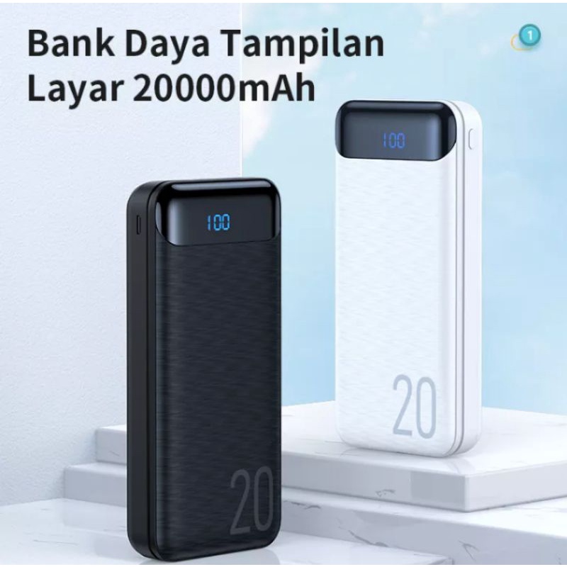 Jual KIVEE Power bank 20000 mah powerbank Fast charging Original ...