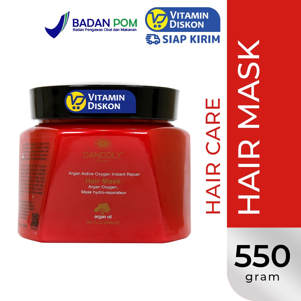 Jual DANCOLY ARGAN REPAIR HAIR MASK 550 GR - Masker Rambut | Shopee ...