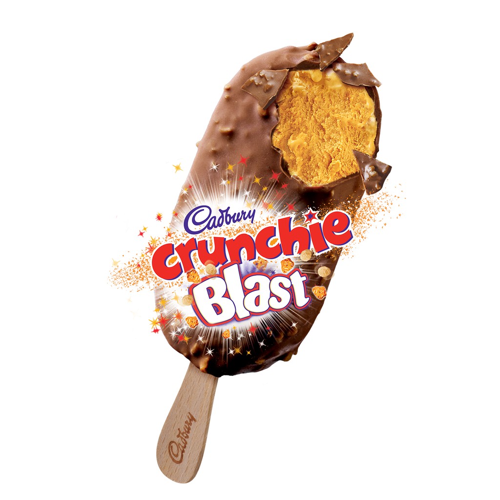 Jual Cadbury Ice Cream Crunchie Blast With Popping Candy | Shopee Indonesia