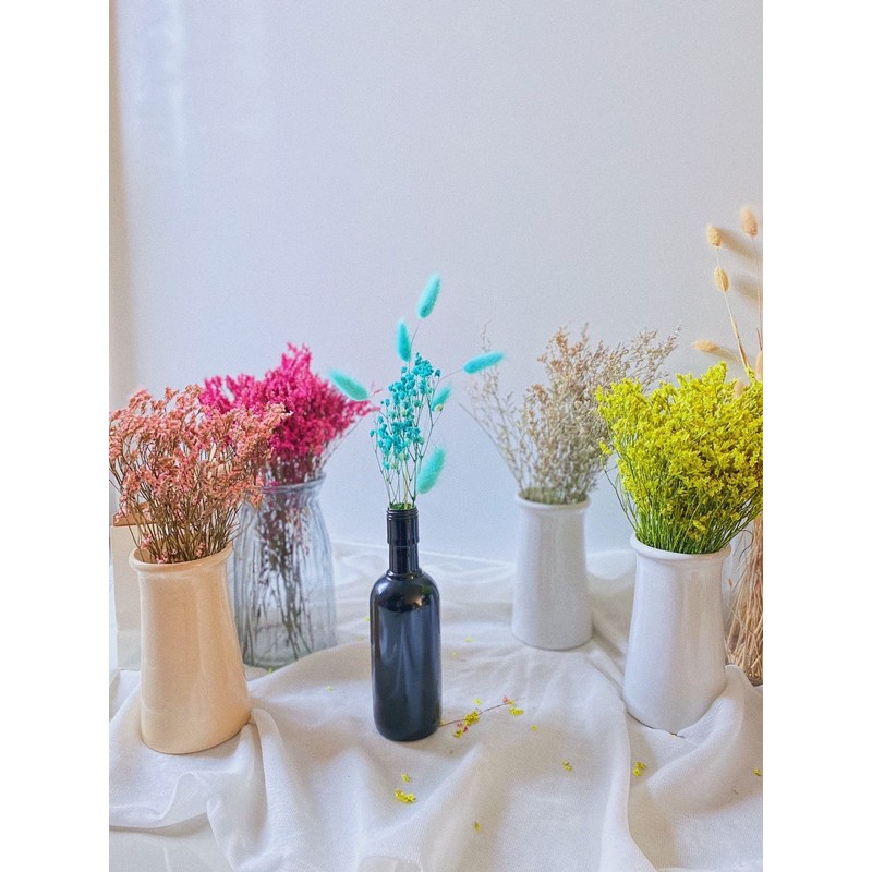 Jual Bunga Biru + Vas | Shopee Indonesia