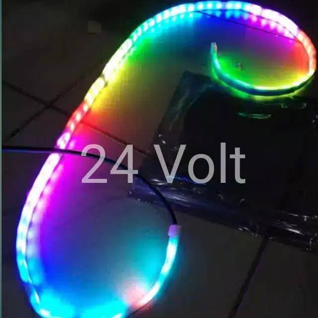 Jual LED stobo bagasi multi colour RGB meteor 24 volt truk bus 12volt ...