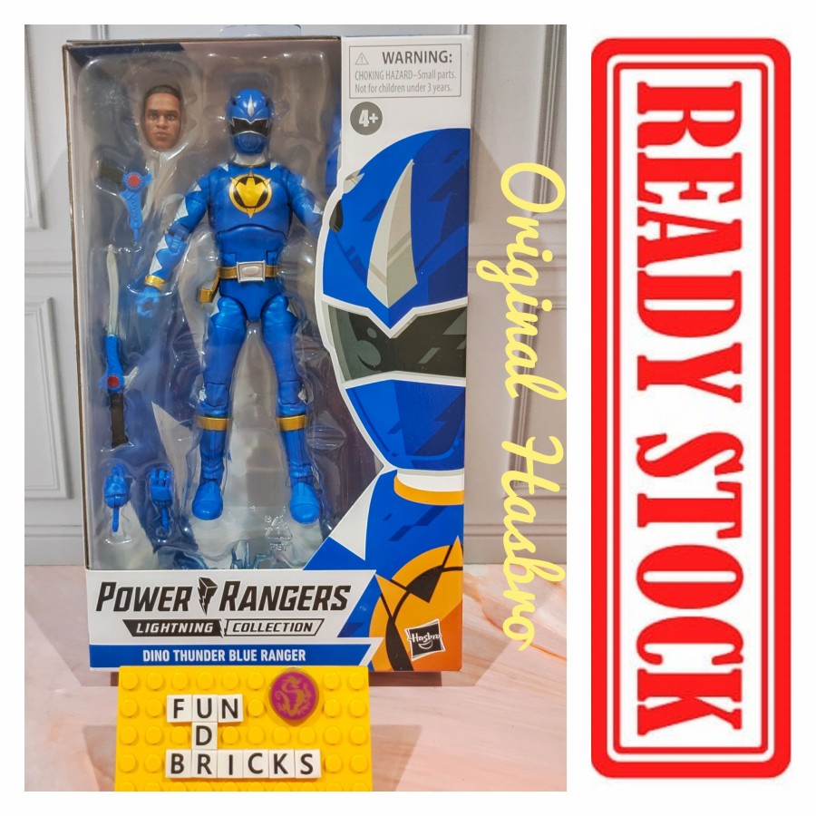 Jual Hasbro Power Rangers Lightning Collection Dino Thunder Blue Ranger | Shopee Indonesia